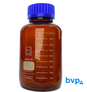 Frasco reagente âmbar 2000 ml GLR – Boca Larga GLS – BVP Química