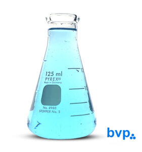 Erlenmeyer 125 ml boca estreita Pyrex 4980-125 – BVP Química